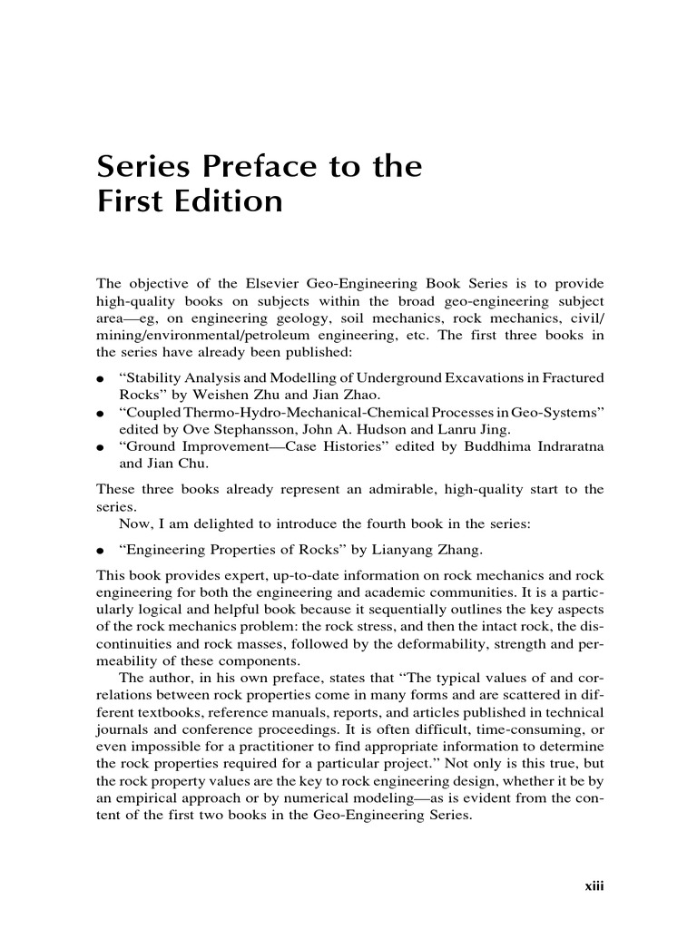 Series Preface To The First Edition | PDF | Climate Engineering | Rock (Geology)