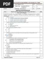 Question Bank 2 - Unit Wise MCQ SWM | PDF | Landfill | Hazardous Waste