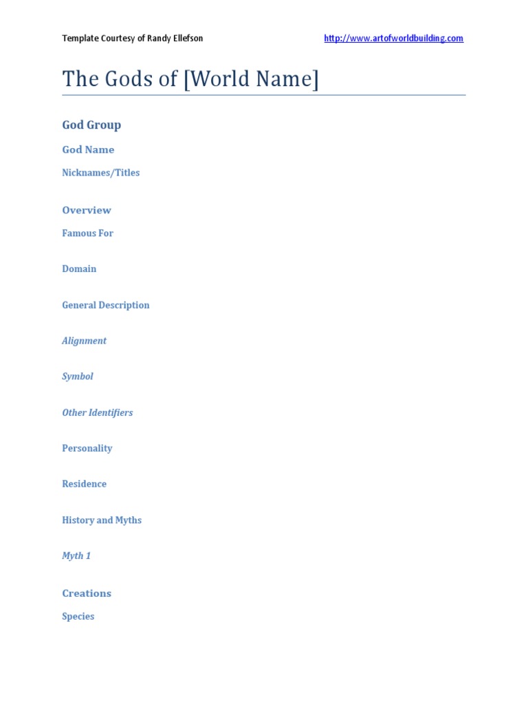 God Template | PDF | Philosophy