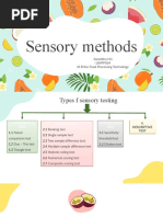 Sensory Evaluation for Food Panels | PDF | Experiment | Level Of ...