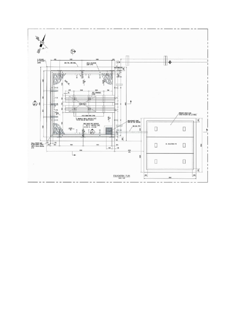 Transformer Foundation Layout Details | PDF