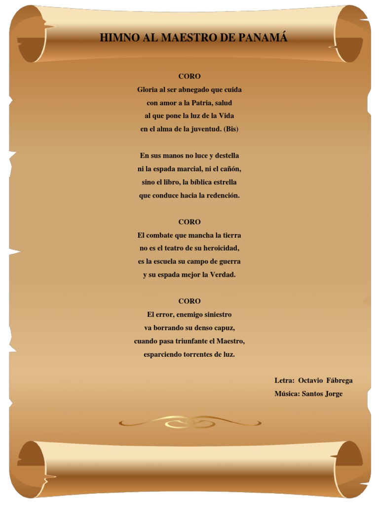 Himno De Panama