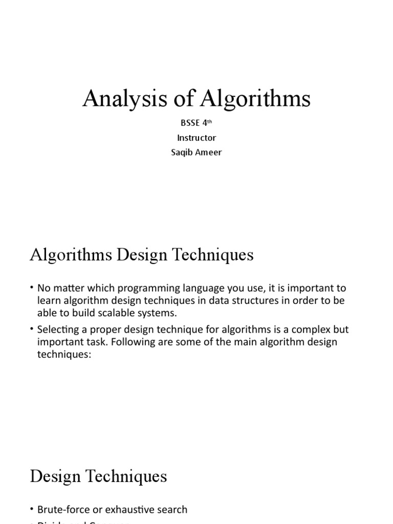 Analysis Of Algorithms Desing Strategies Pdf Dynamic Programming Mathematical Logic
