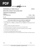 SPM Additional Mathematics Formula List | PDF | Triangle Geometry ...