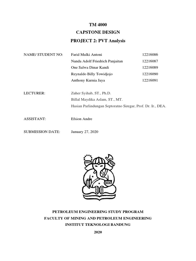 Kelompok 15 Capstone Project 2 | PDF | Petroleum Reservoir | Phase (Matter)