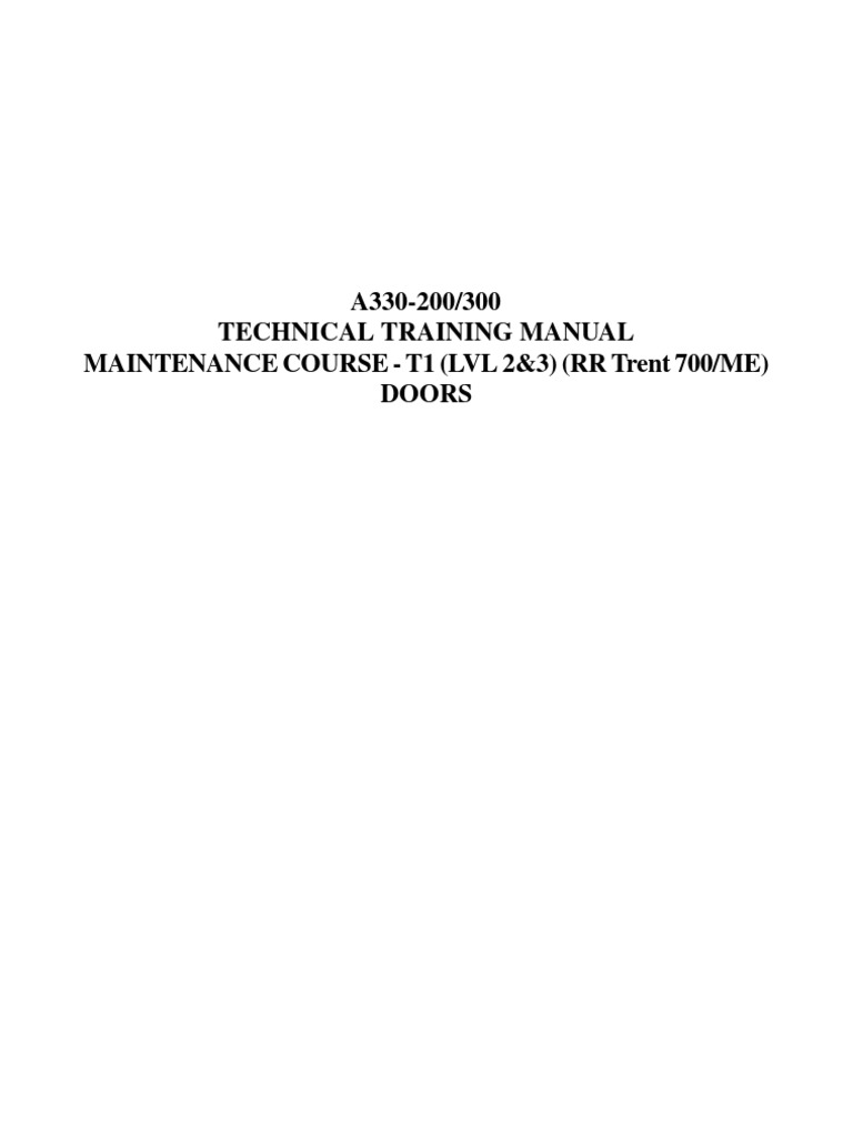 Airbus A320 52 DOORS | PDF | Cockpit | Door