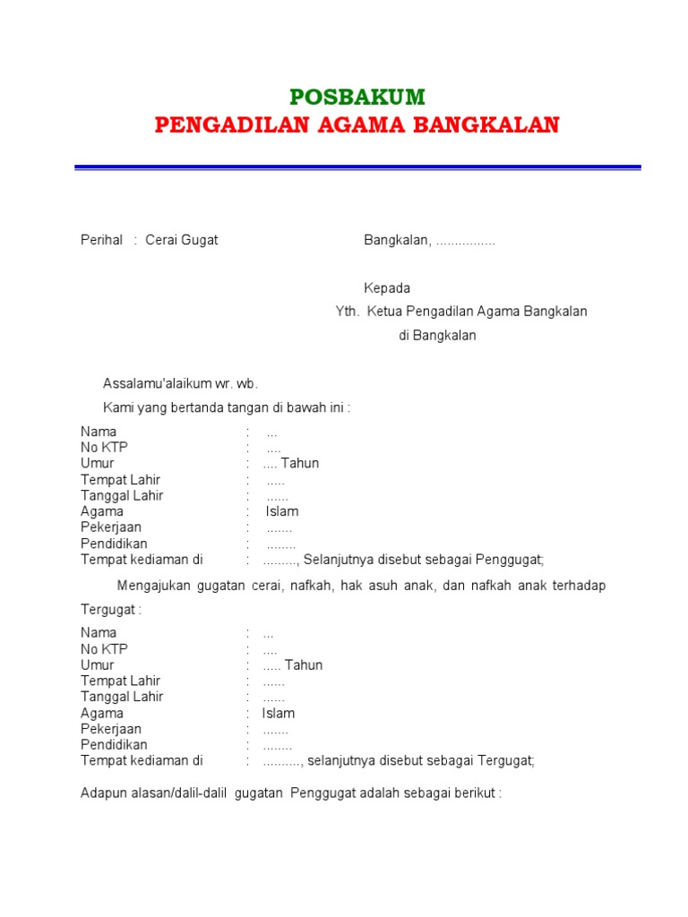 Fornat CG Baru | PDF