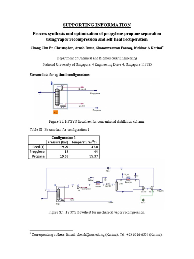 Propylene-Propane Separation Process | PDF | Heat Exchanger | Distillation