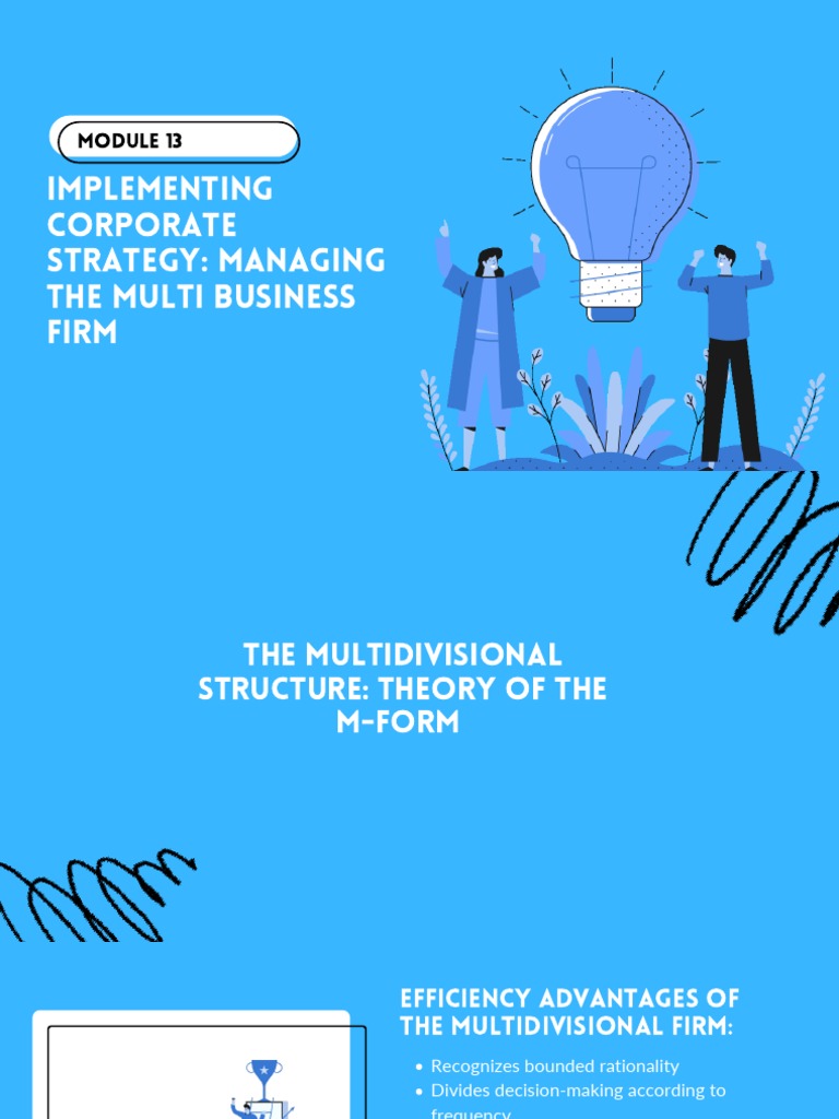 Implementing Corporate Strategy: Managing The Multi Business Firm | PDF ...