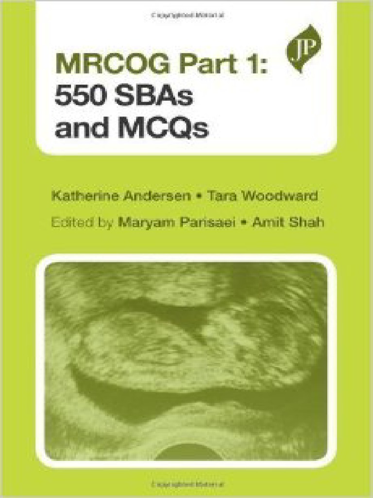 MRCOG Part 1 Hijau | PDF | Pelvis | Uterus
