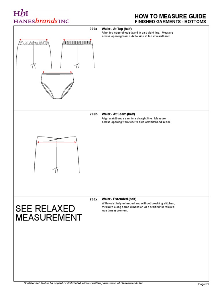 How To Measure Bottoms | PDF | Seam (Sewing) | Sewing