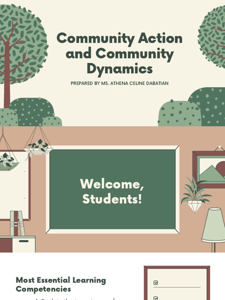 Community Action and Community Dynamics | PDF | Intention | Community
