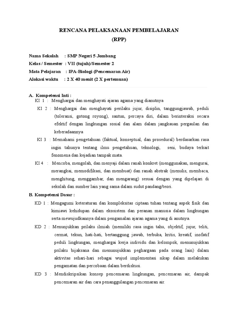 RPP PBL | PDF
