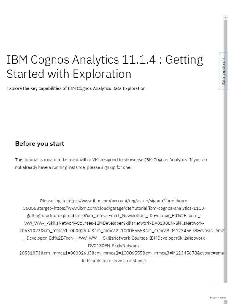 IBM Cognos Analytics 11.1.4 - Getting Started With Exploration - IBM Cloud Architecture Center ...