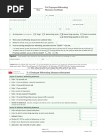 California Employee Withholding Form DE 4 | PDF | Tax Deduction | Taxes