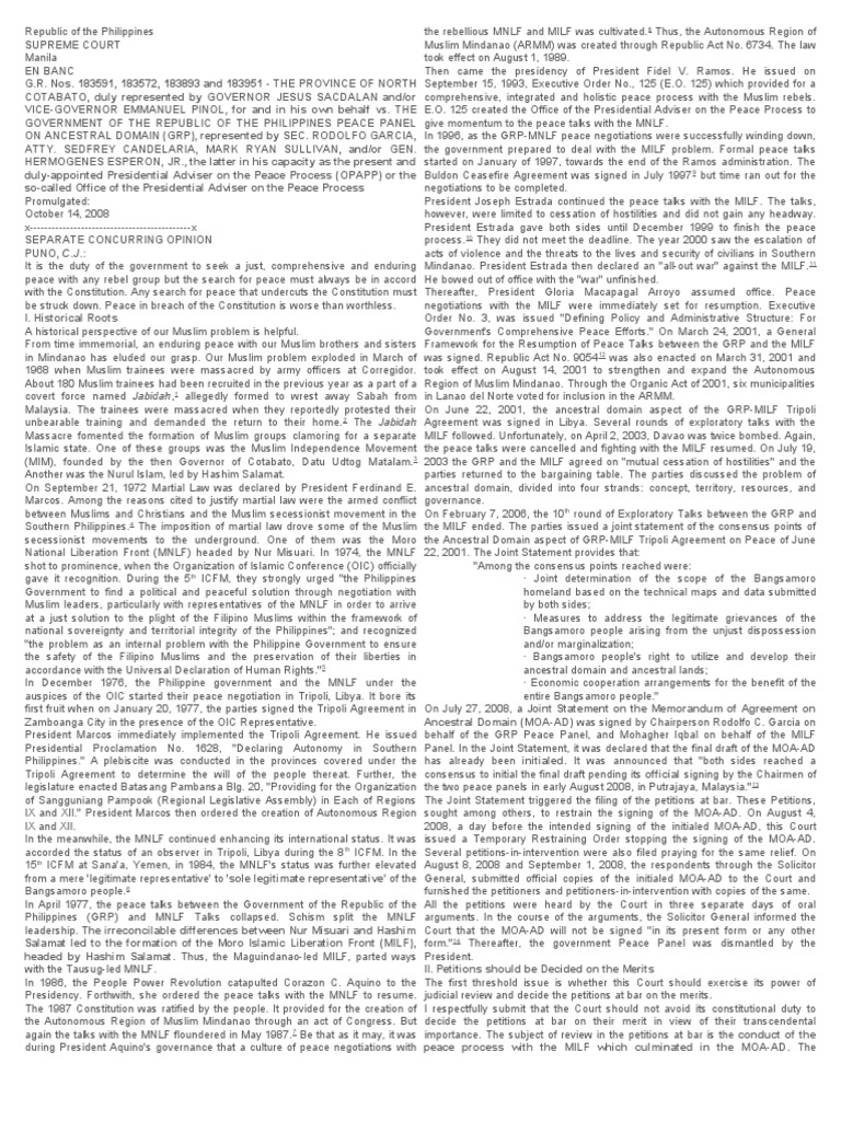 Consti Case | PDF | Philippines | Government