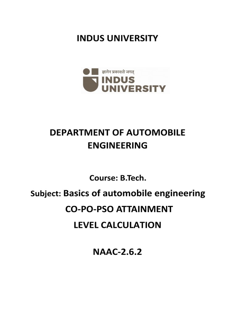 Basics of Automobile Engineering 2.6.2 | PDF | Engineering ...