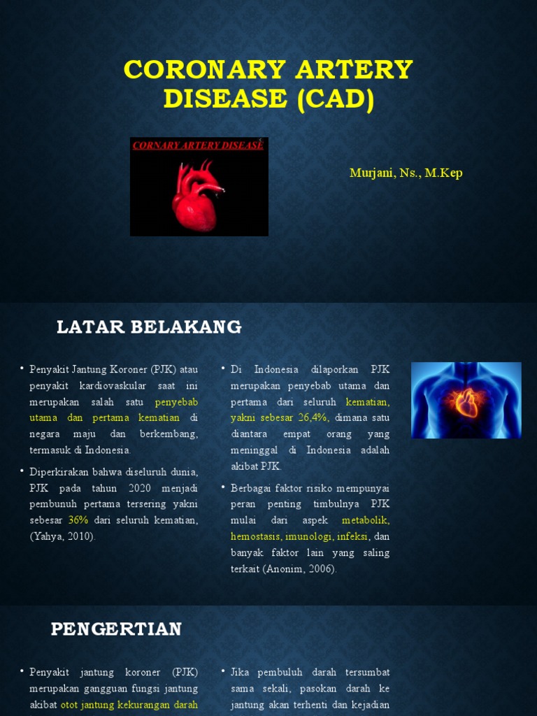 Penyakit Jantung Koroner: CAD dan Penanganannya | PDF