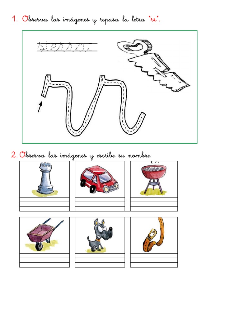 LETRA RR | PDF | Artes del Lenguaje y Comunicación