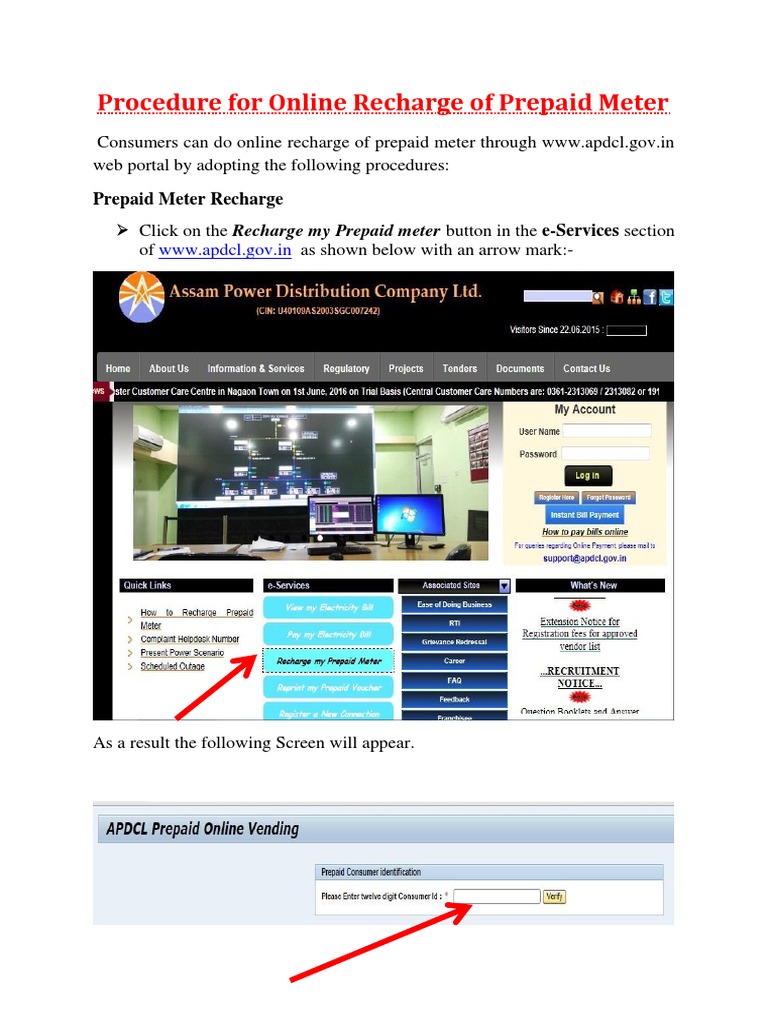 How To Recharge Prepaid Meter 08042016 | PDF | Voucher | Stored Value Card