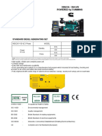 Diesel Generator Capacity Reference Guide | PDF | Energy Technology ...