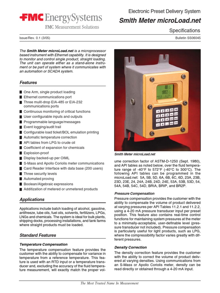 Features: Electronic Preset Delivery System | PDF | Computer ...