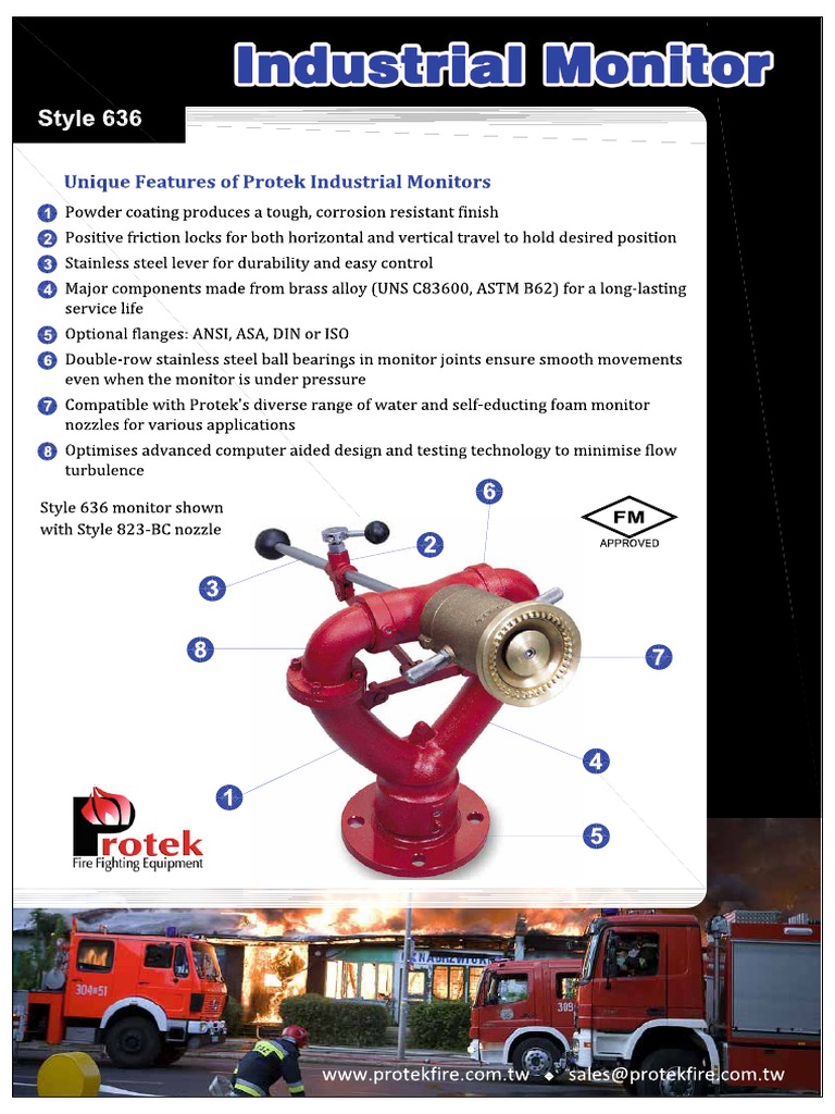 Fire Monitor Protek 636 | PDF
