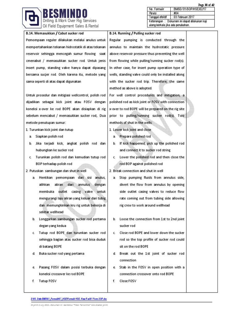 Besmindo: Oil Field Equipment Sales & Rental Drilling & Work Over Rig ...