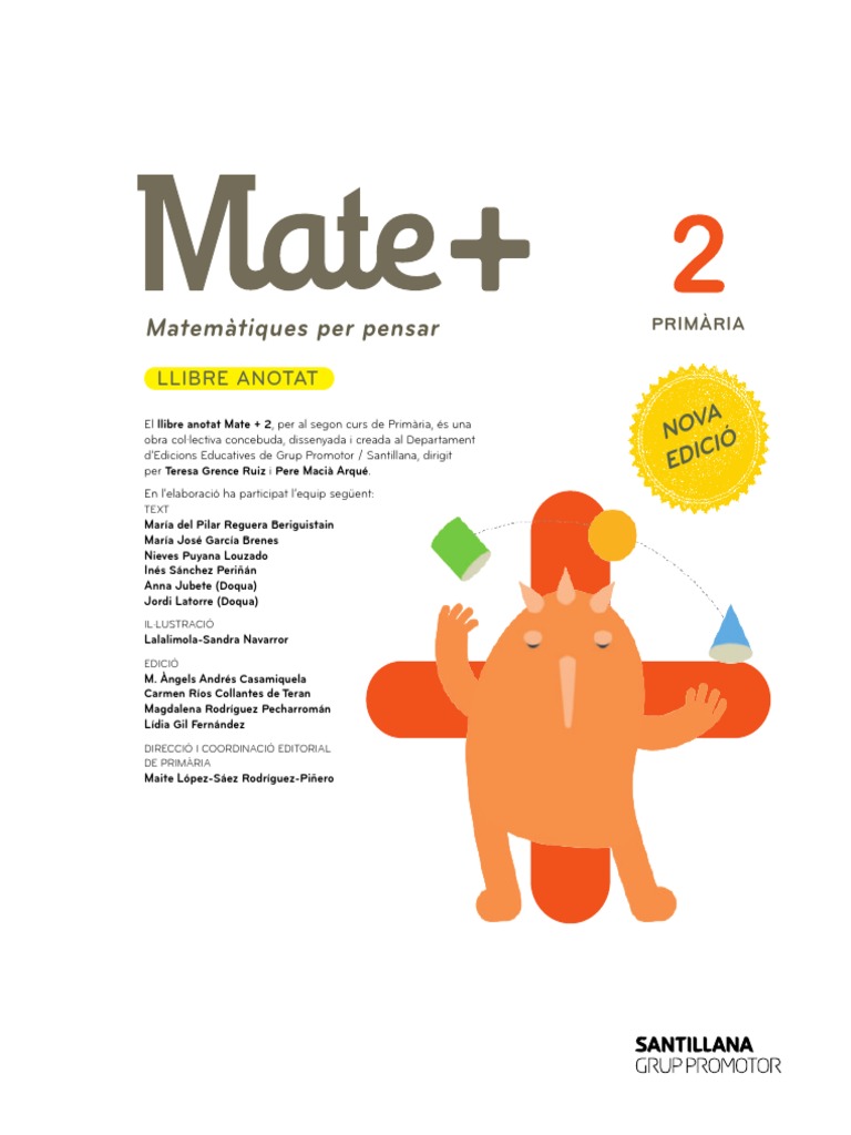 Llibre Mate+ 2n Anotat - Santillana | PDF
