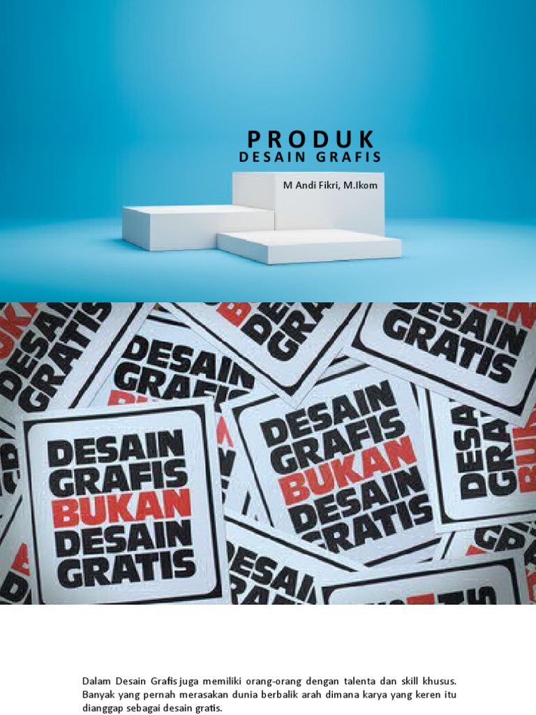 Produk Desain Grafis | PDF | Karier & Perkembangan | Bisnis