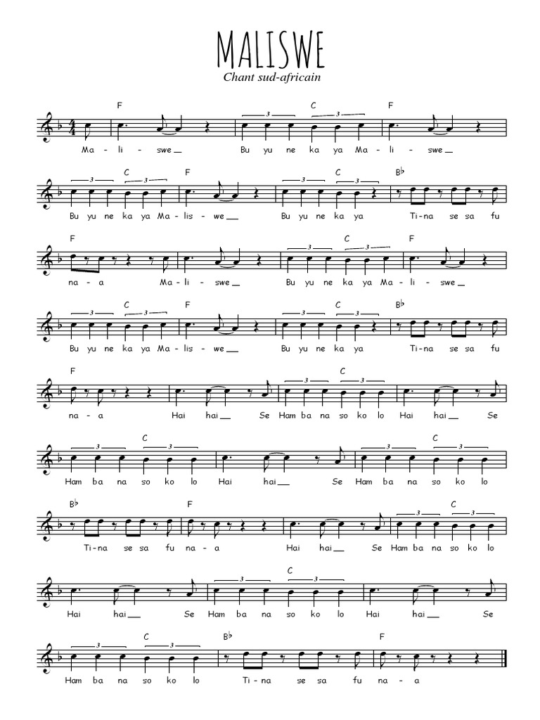 Traditionnel - Maliswe | PDF