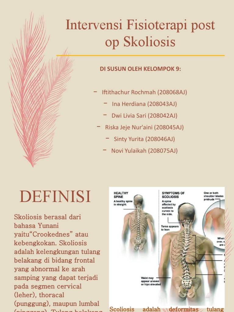 Intervensi Fisioterapi Post-Operasi Skoliosis | PDF