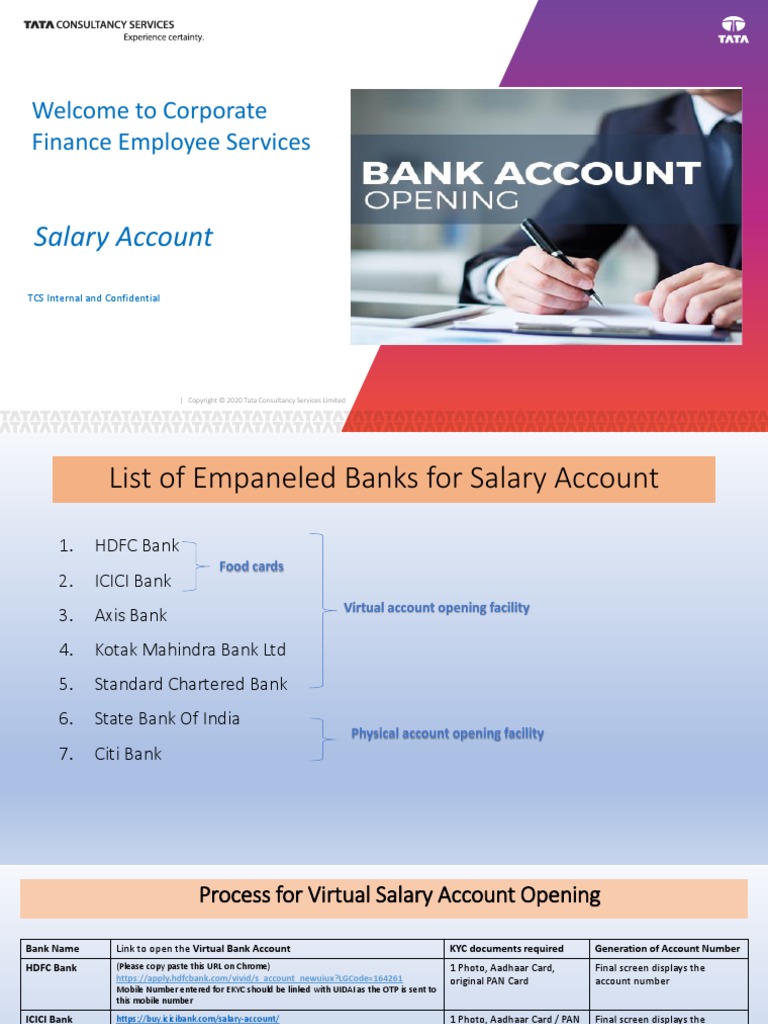 Salary Account - Easy To Access | PDF | Identity Document | Government ...