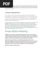 Opening Prayer For Thesis Defense | PDF