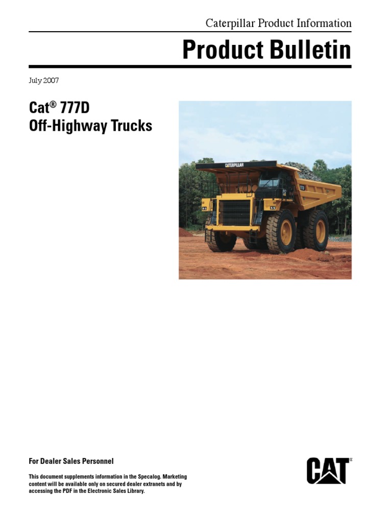 Cat 777d Dump Truck Specs Sale Outlet | tratenor.es