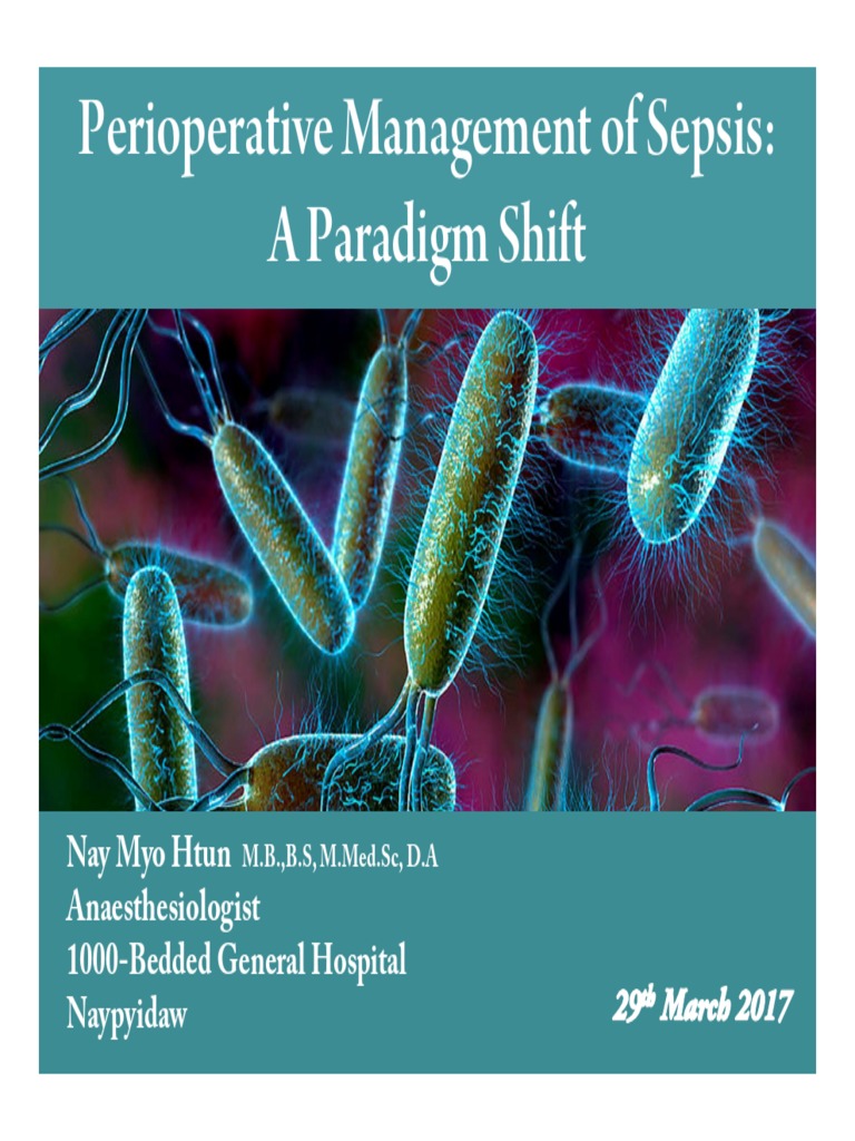 Sepsis and Anaesthesia | PDF | Sepsis | Anesthesia