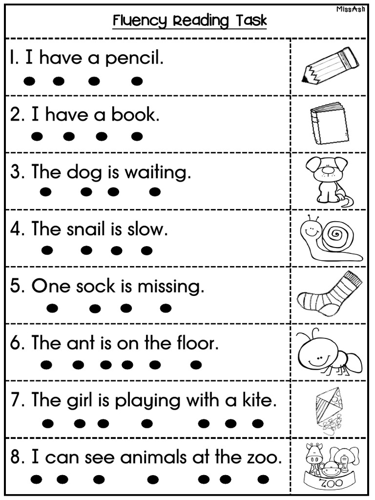 2020 Year 1 Reading Fluency | PDF