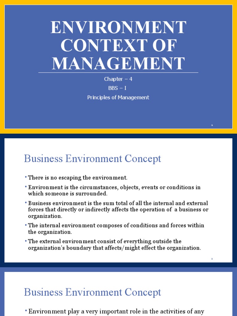Understanding Business Environment Dynamics | PDF | Swot Analysis ...