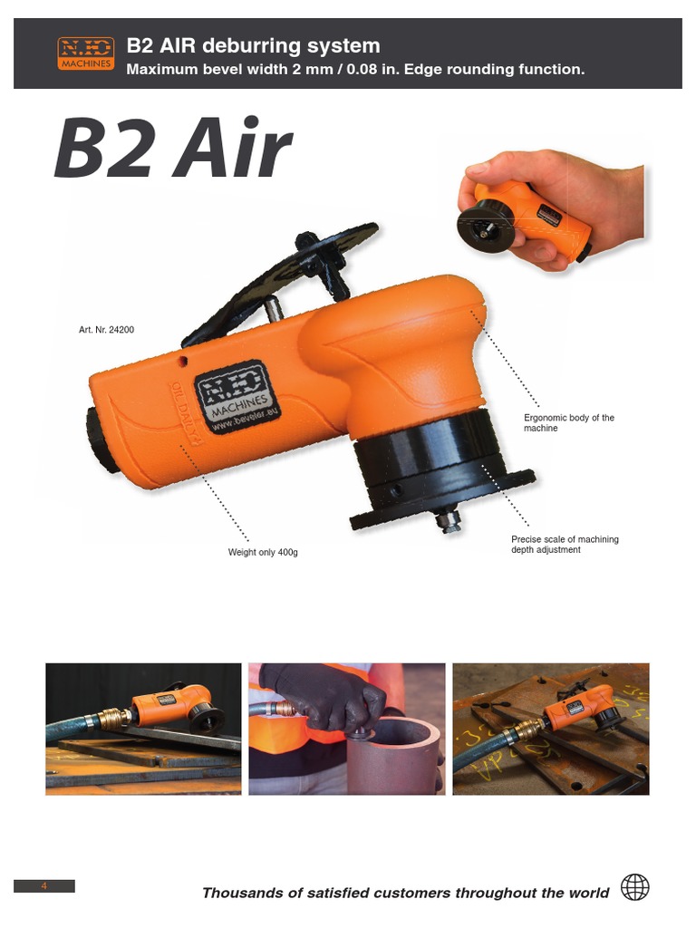 B2 AIR Deburring System Specs | PDF | Machining | Industrial Processes