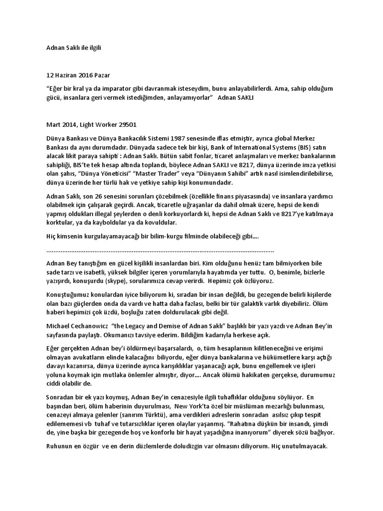 About Adnan Sakli | PDF
