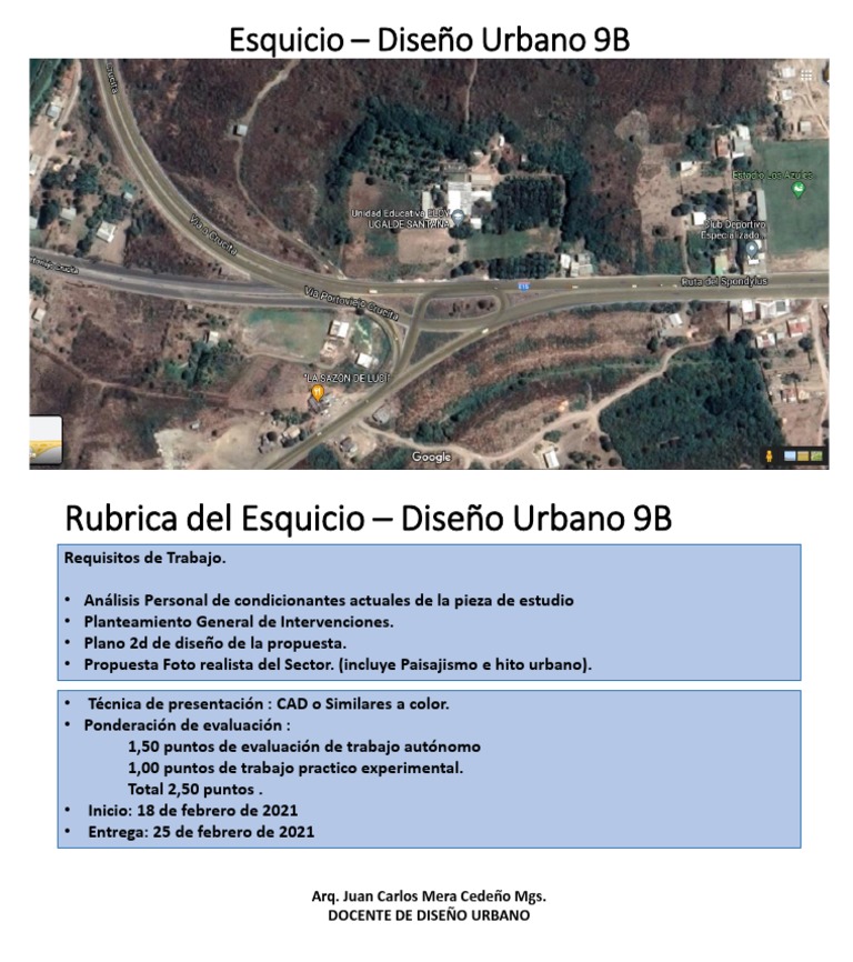 Esquicio - Diseño Urbano 9B | PDF