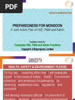 Pre Monsoon Checklist | PDF | Safety | Nature