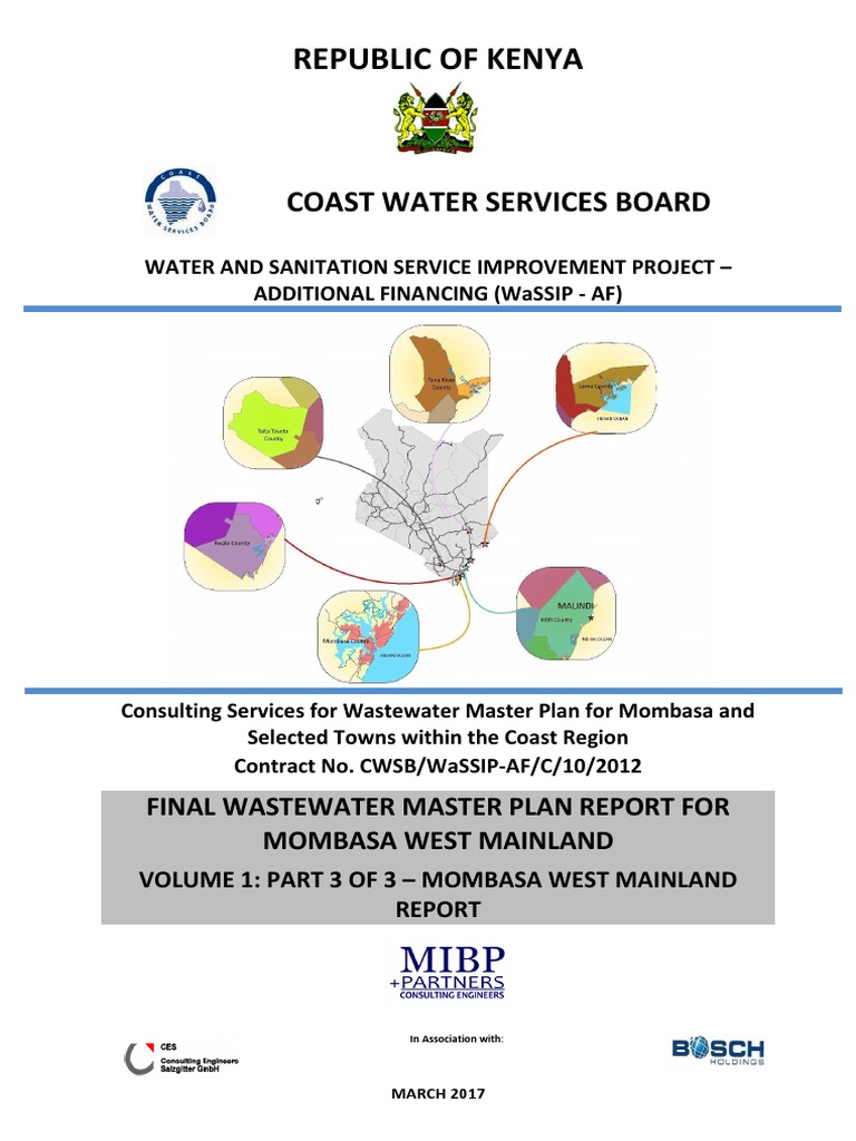 Waste Water Masterplan Mombasa West Mainland | Download Free PDF ...