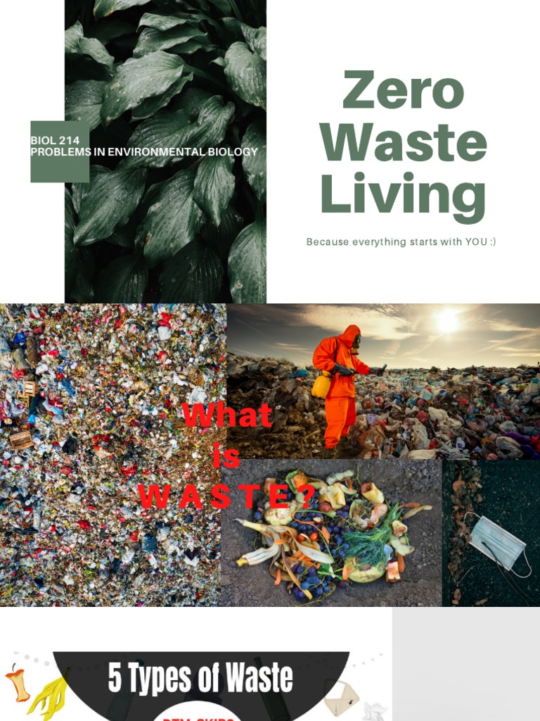 Zero Waste Living: BIOL 214 Problems in Environmental Biology | PDF ...