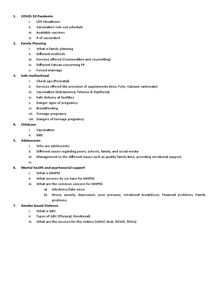 Health and Social Issues Overview | PDF | Wellness