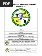 CBLM Lo.1 Eim Ncii | PDF | Personal Protective Equipment | Electrical Wiring