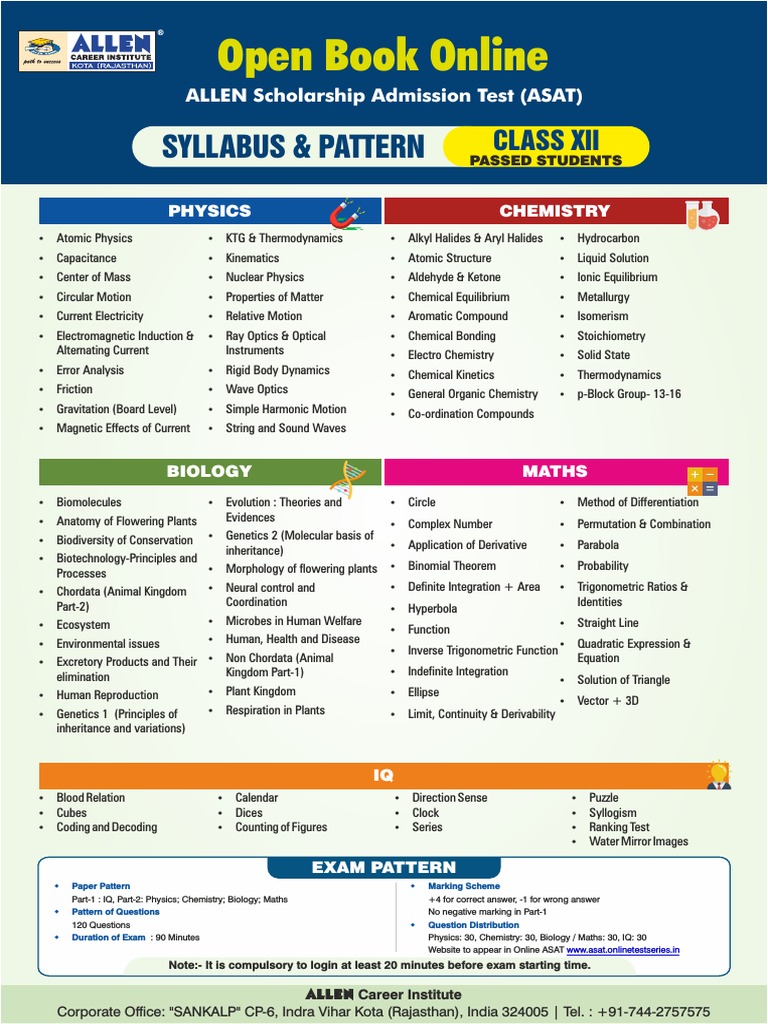 Open Book Online: Syllabus & Pattern | PDF | Coordination Complex ...