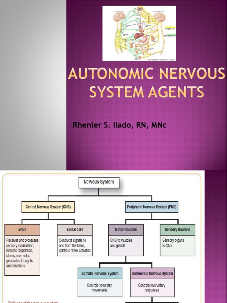 Autonomic Nervous System Agents | PDF | Acetylcholine | Migraine