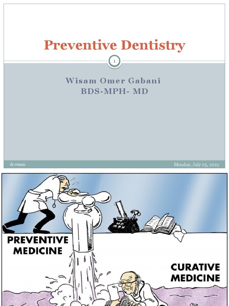 Principles of Preventive Dentistry | PDF | Dentistry | Human Tooth
