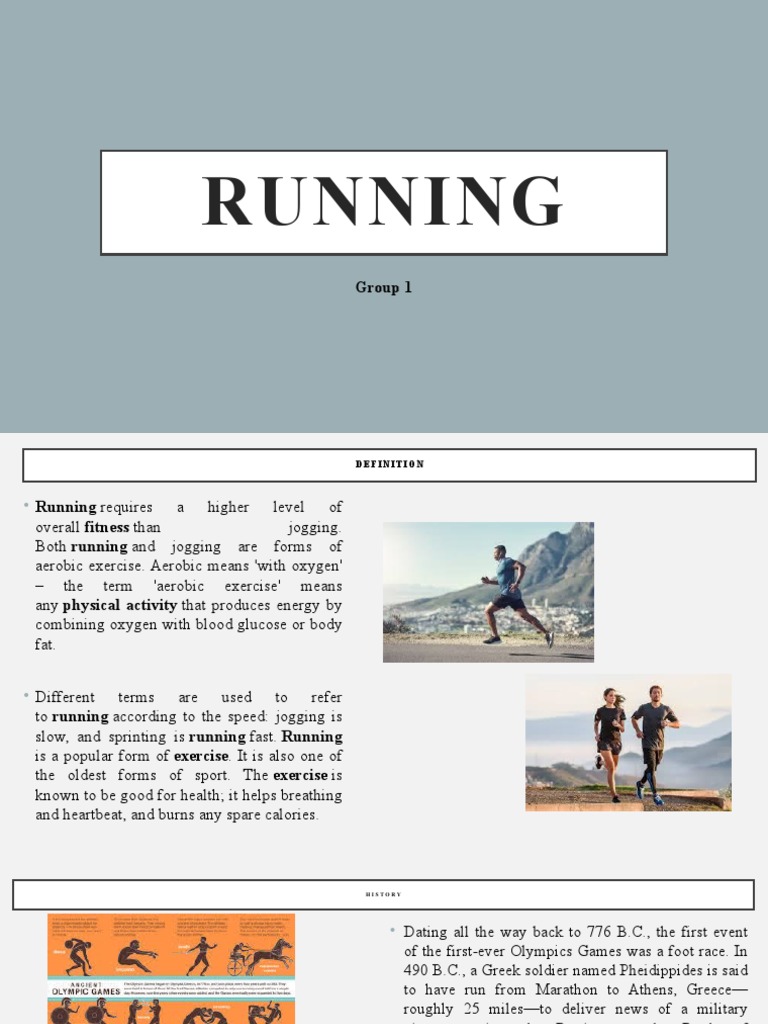 Running: Group 1 | PDF | Running | Track And Field